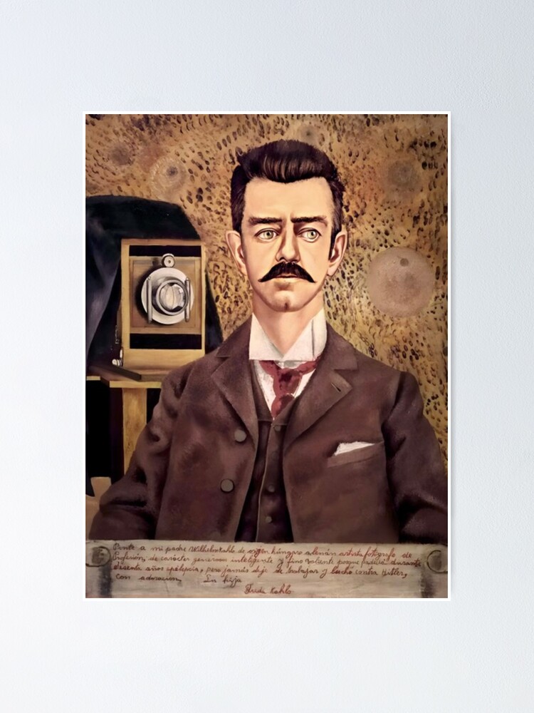 "Portrait of My Father by Frida Kahlo" Poster by FridaBubble | Redbubble