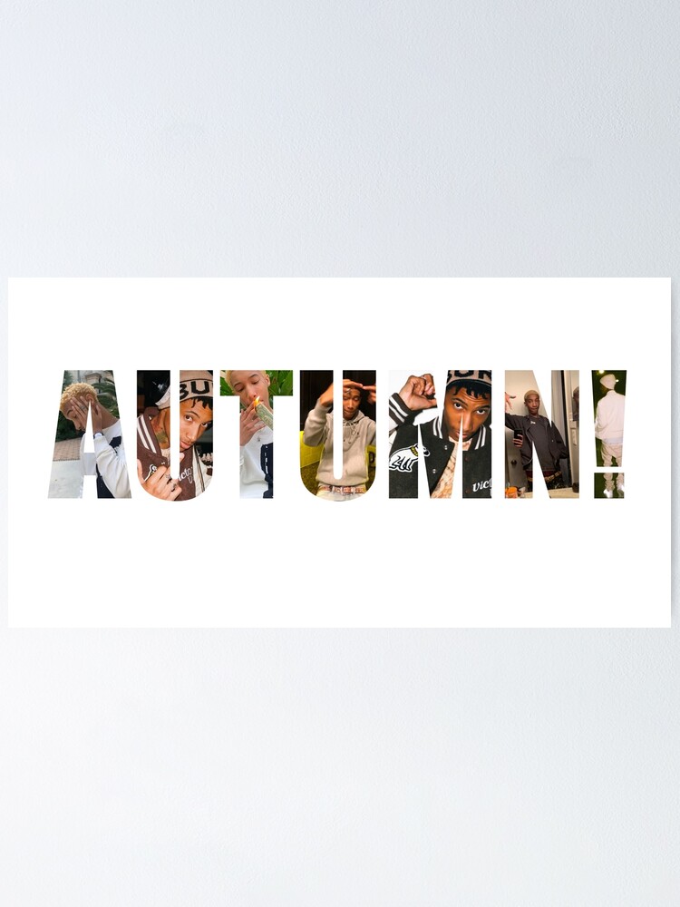 "Autumn! Twinuzis Rapper" Poster for Sale by achristian2020 | Redbubble