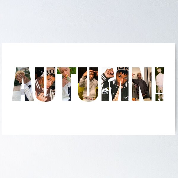 "Autumn! Twinuzis Rapper" Poster for Sale by achristian2020 | Redbubble