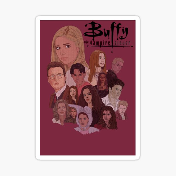 "Buffy the Vampire Slayer" Sticker for Sale by nwc1990 | Redbubble