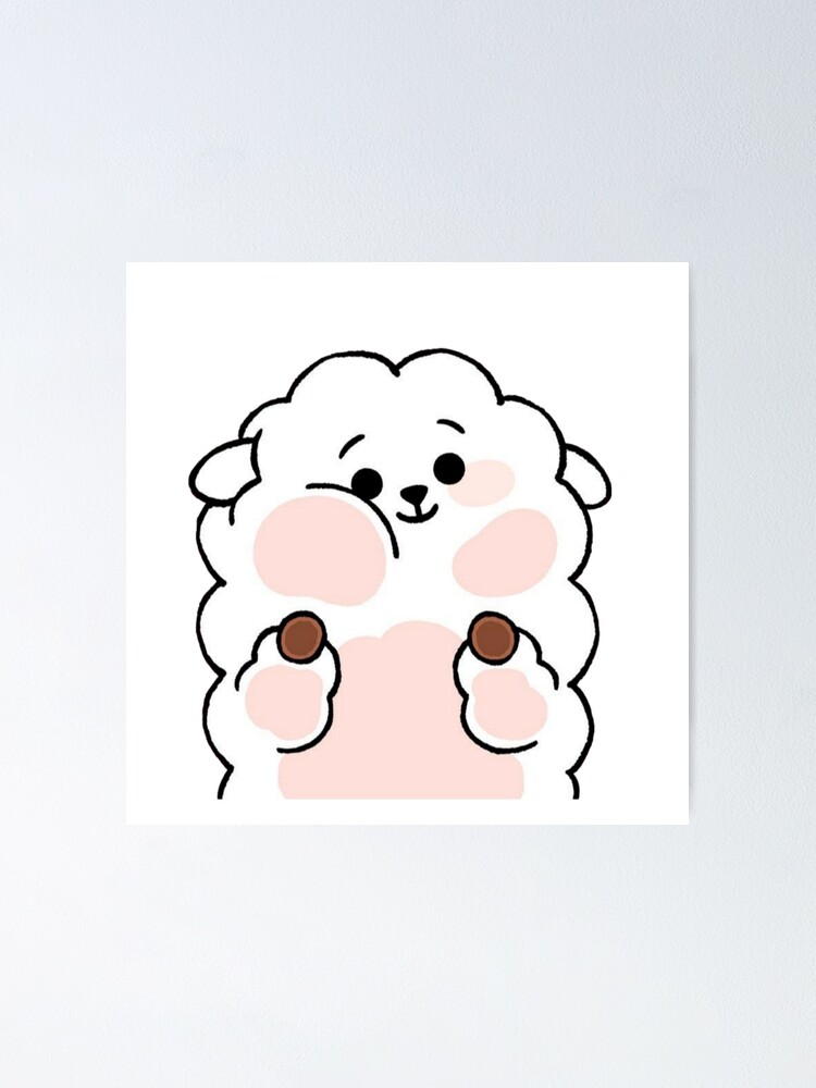"Bt21 RJ" Poster for Sale by Shry-Store | Redbubble