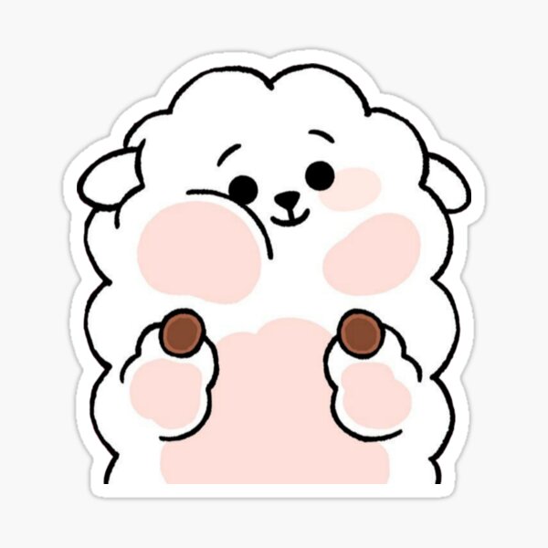 "Bt21 RJ" Sticker by Shry-Store | Redbubble