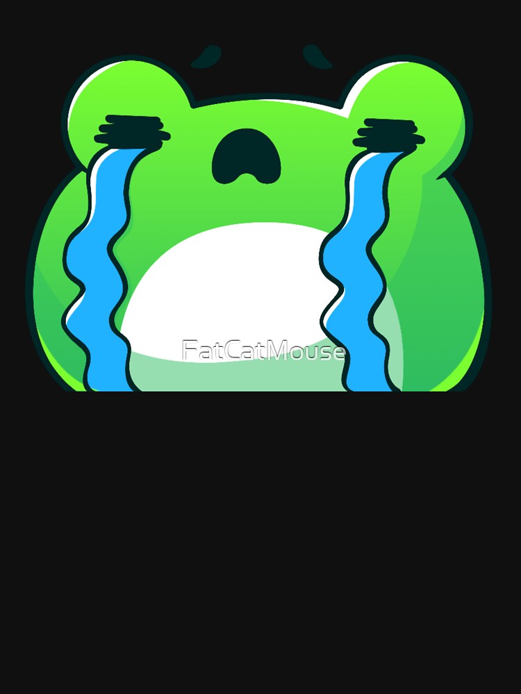 "Sad Adorable Frog Anime, sad cartoon frogs, anime froggy" T-shirt by ...