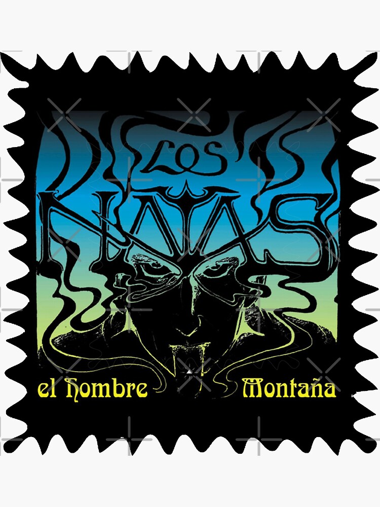 "Los Natas, Logo "The Mountain Man"." Sticker by feria-e | Redbubble