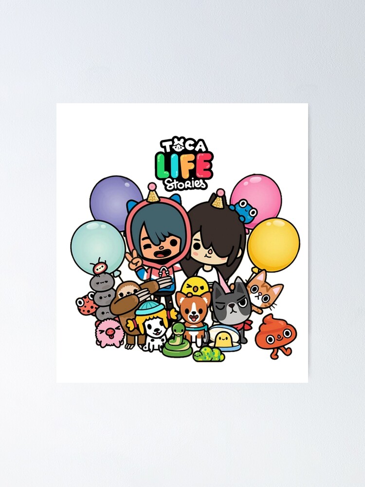 "Toca Boca Toca Boca 2021 Toca Life World" Poster by rajiinom | Redbubble