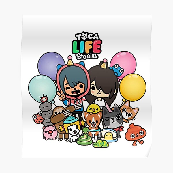 "Toca Boca Toca Boca 2021 Toca Life World" Poster by rajiinom | Redbubble