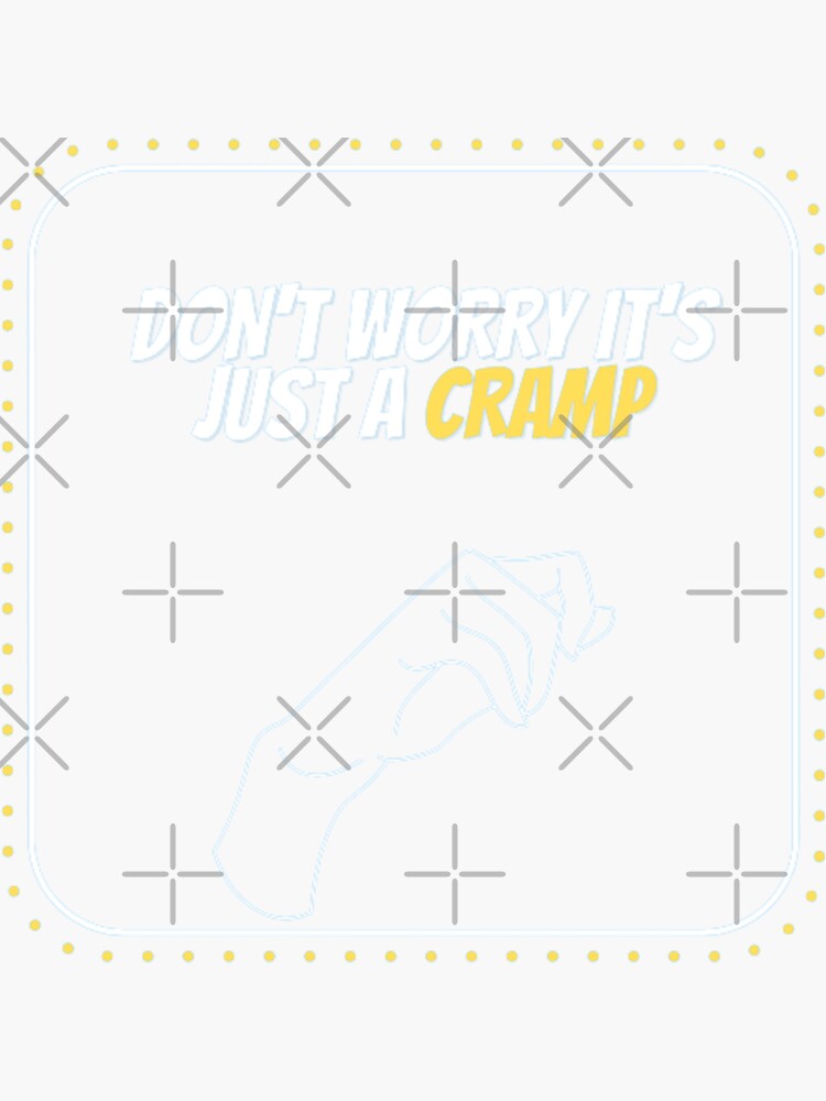 "Finger cramp" Sticker by Peanut4YOU | Redbubble