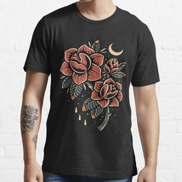 "traditional tattoo" T-shirt for Sale by WhiteFoxy-Main | Redbubble ...