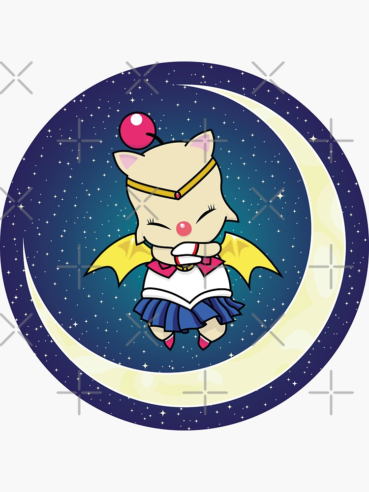"Sailor Moogle" Sticker for Sale by realittle | Redbubble