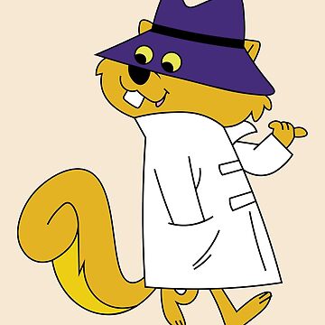 "Secret squirrel " Sticker for Sale by mixtape80 | Redbubble