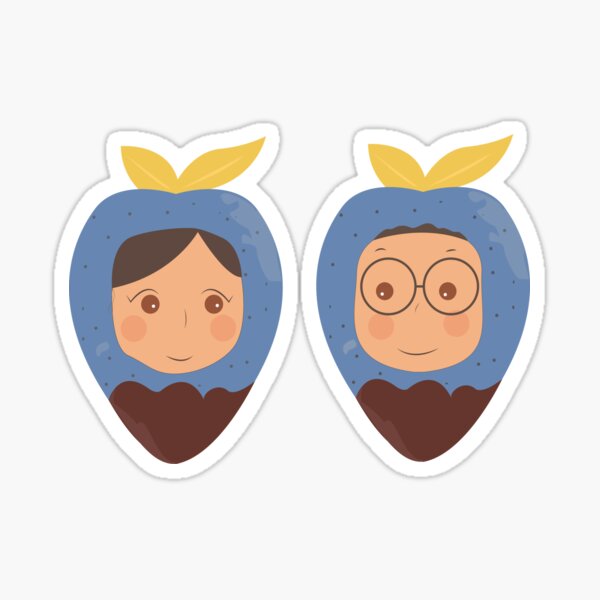 "Blue Partner " Sticker by tas7 | Redbubble