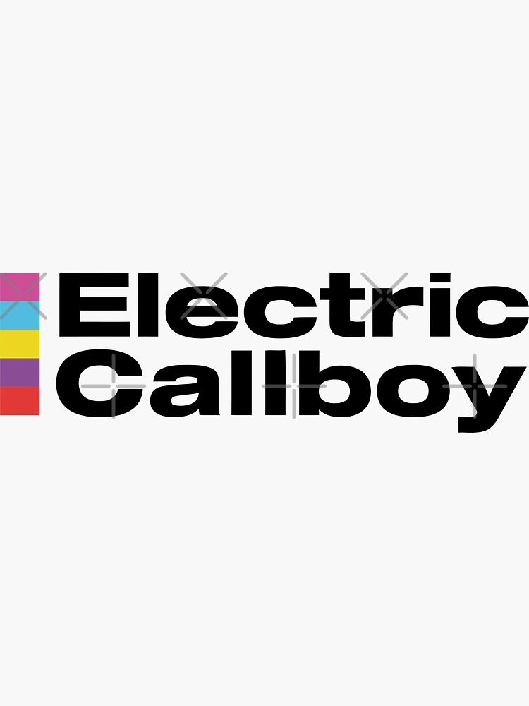 "Electric Callboy Merch Electric Callboy Logo" Sticker for Sale by ...