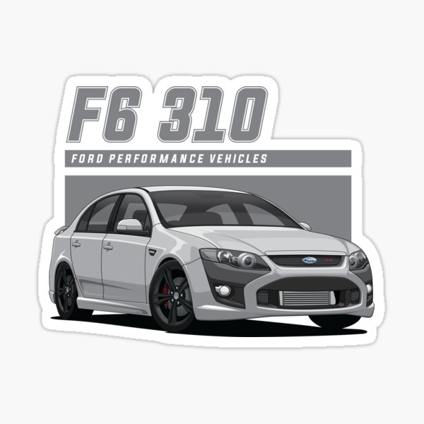 "FPV F6 310 - white" Sticker for Sale by mtsalaa | Redbubble
