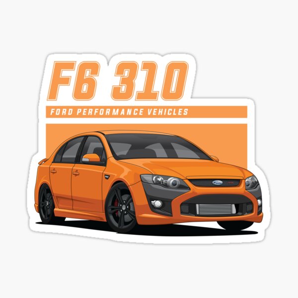 "FPV F6 310 - orange" Sticker by mtsalaa | Redbubble