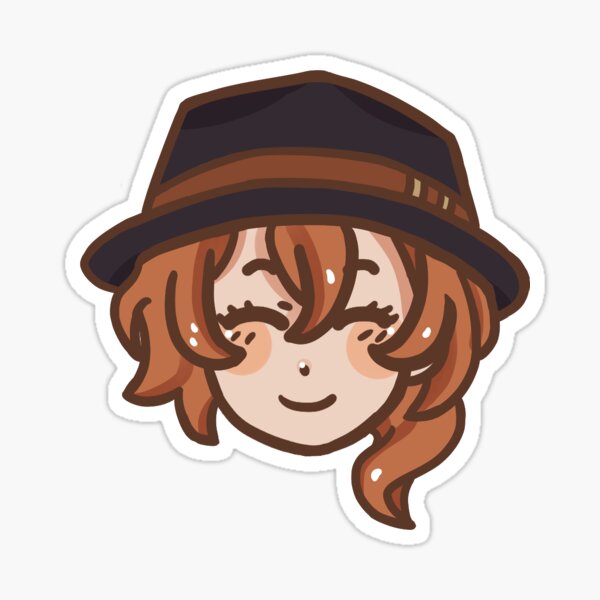 "Chuuya bungou stray dogs" Sticker by glazelillies | Redbubble