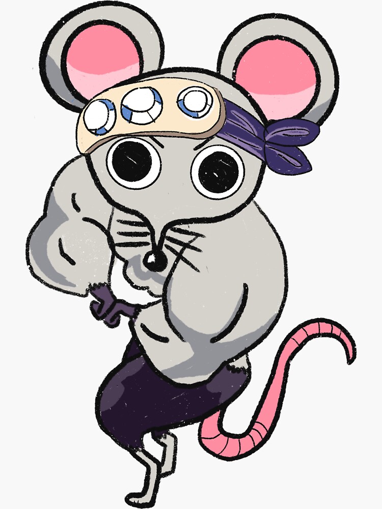 "muscle mice" Sticker for Sale by niiconiico | Redbubble