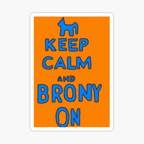 "brony pride" Sticker for Sale by saulsplaycoins | Redbubble