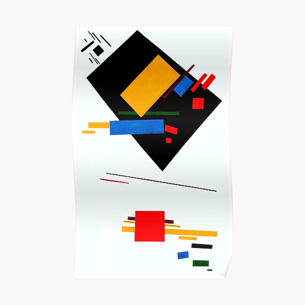 "Suprematism by Kazimir Malevich" Poster for Sale by Noveltyverse ...