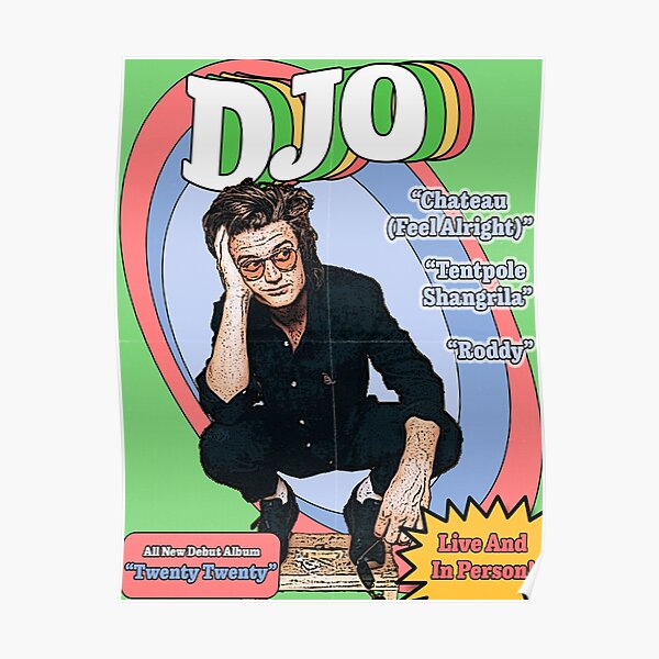 "DJO" Poster for Sale by sam042100 | Redbubble