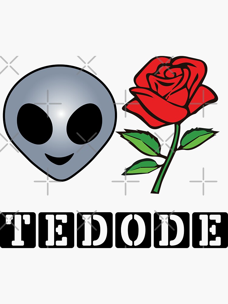 "Alien Rose" Sticker for Sale by Lotofus | Redbubble