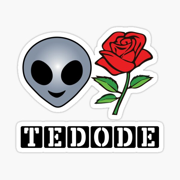 "Alien Rose" Sticker for Sale by Lotofus | Redbubble
