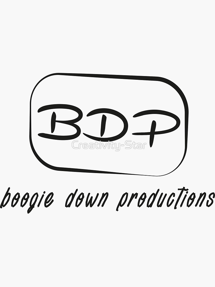 "boogie down productions" Sticker by Creativity-Star | Redbubble