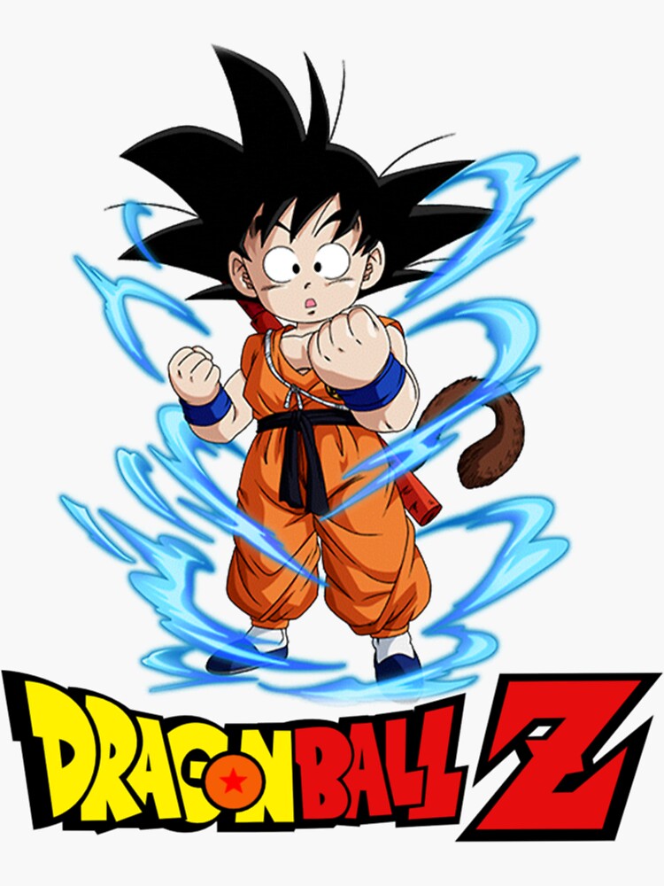 "SON GOKU DRAGON BALL Z Baby" Sticker by kidsweb | Redbubble