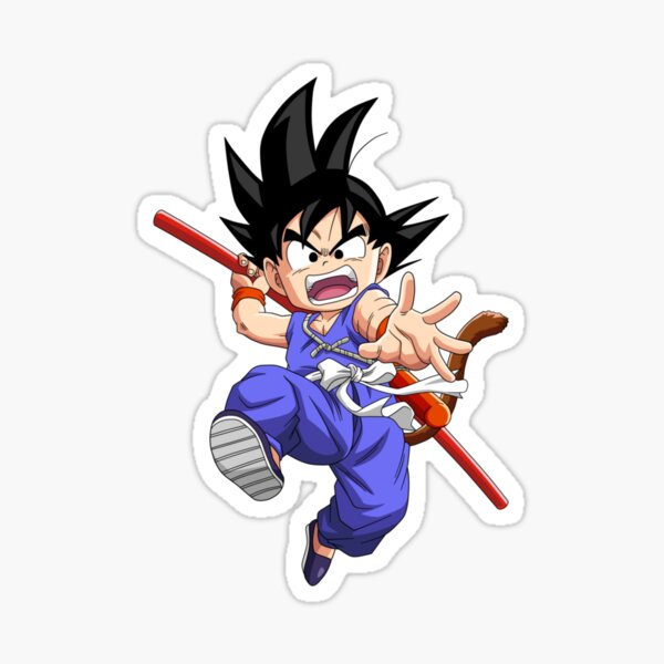"SON GOKU DRAGON BALL Z Baby" Sticker by kidsweb | Redbubble
