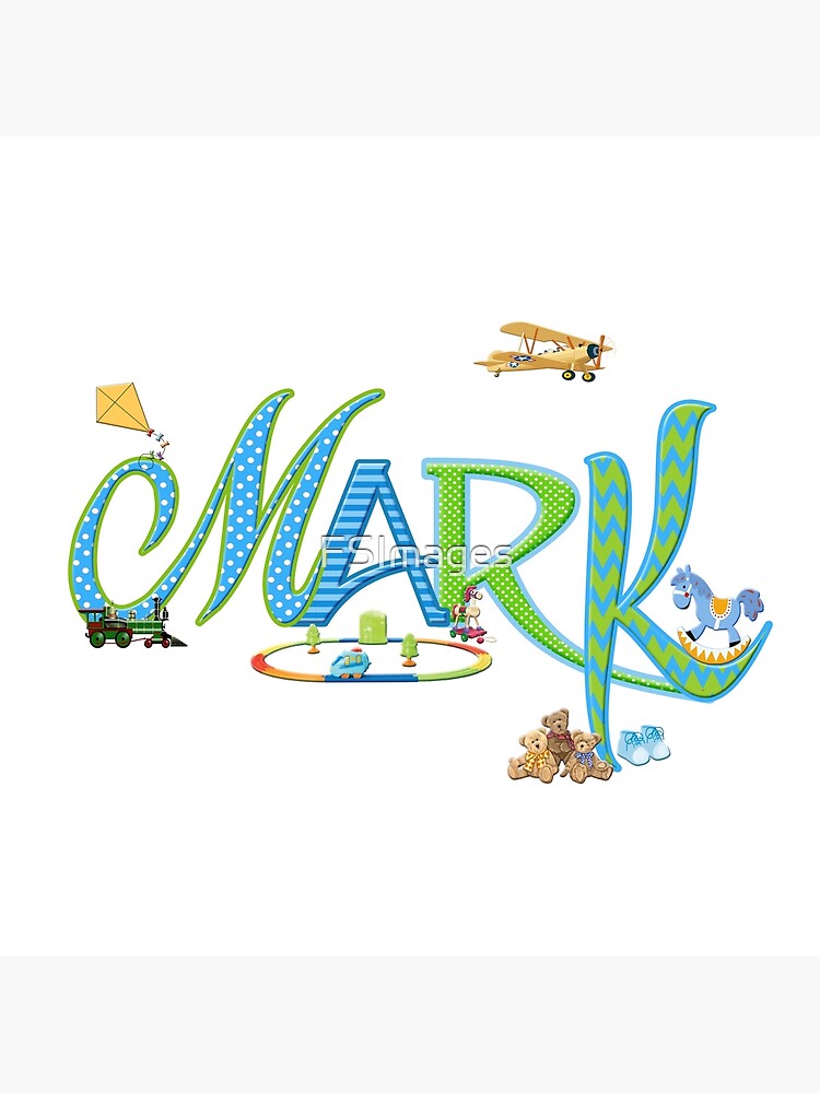 "MARK / name illustration" Poster for Sale by FSImages | Redbubble