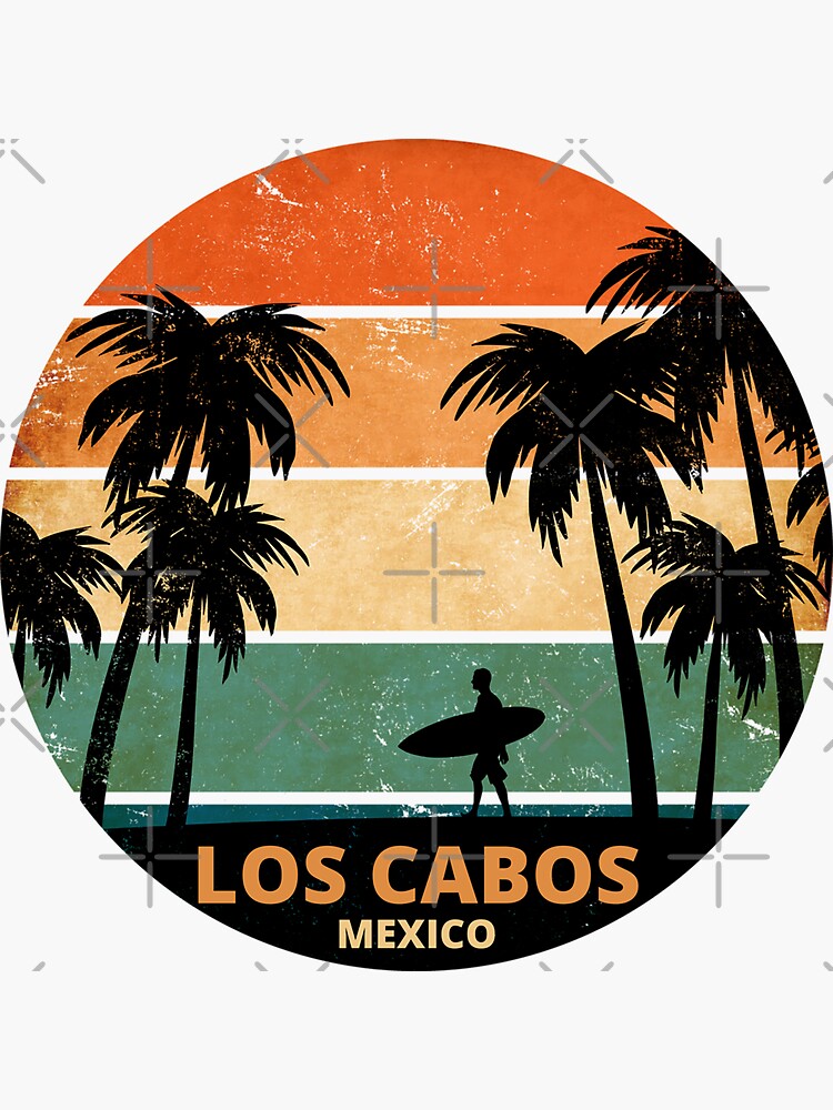 "Los Cabos Mexico Vintage" Sticker for Sale by iliasamara | Redbubble