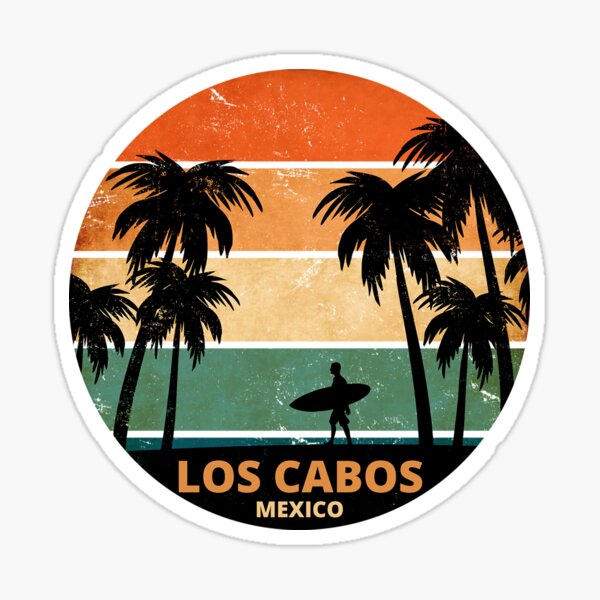 "Los Cabos Mexico Vintage" Sticker for Sale by iliasamara | Redbubble
