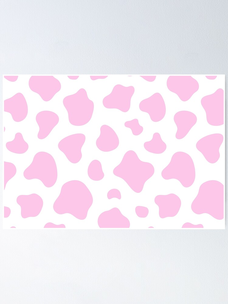 "pink cow print" Poster for Sale by marmi10 | Redbubble