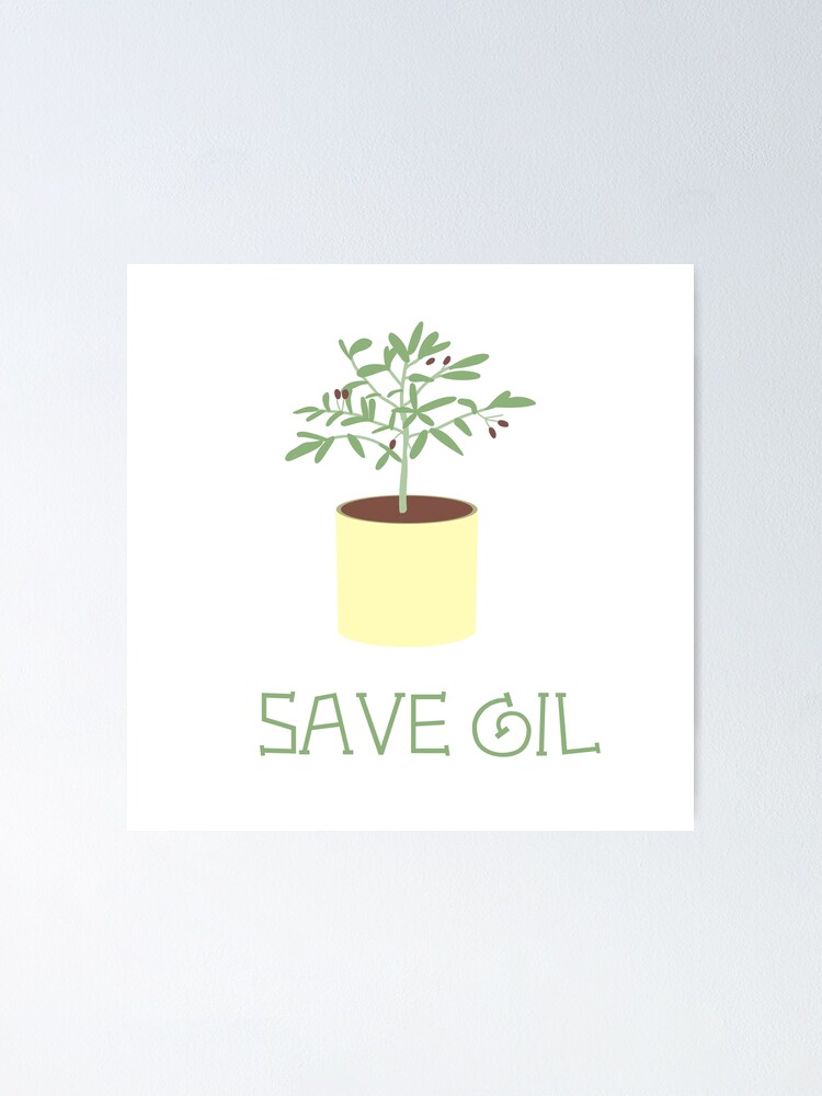 "SAVE OIL" Poster for Sale by KoreaEagle | Redbubble