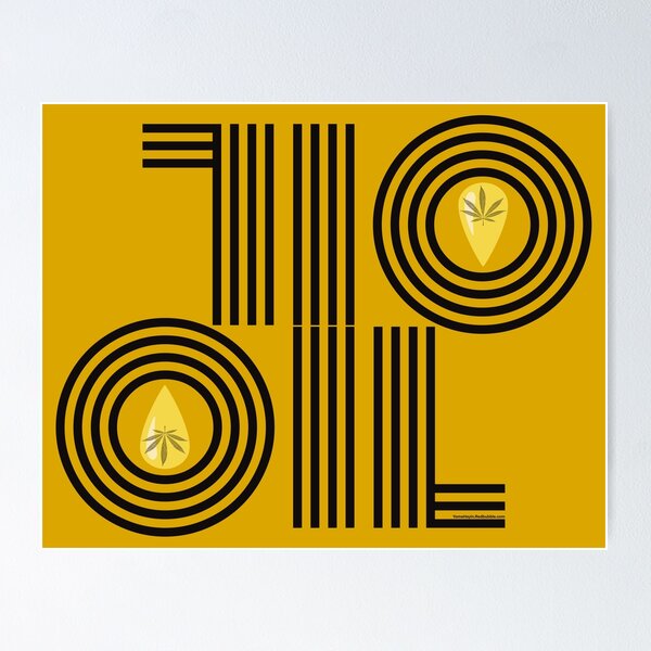 "710 Oil Dabs (black)" Poster for Sale by YomeHayin | Redbubble