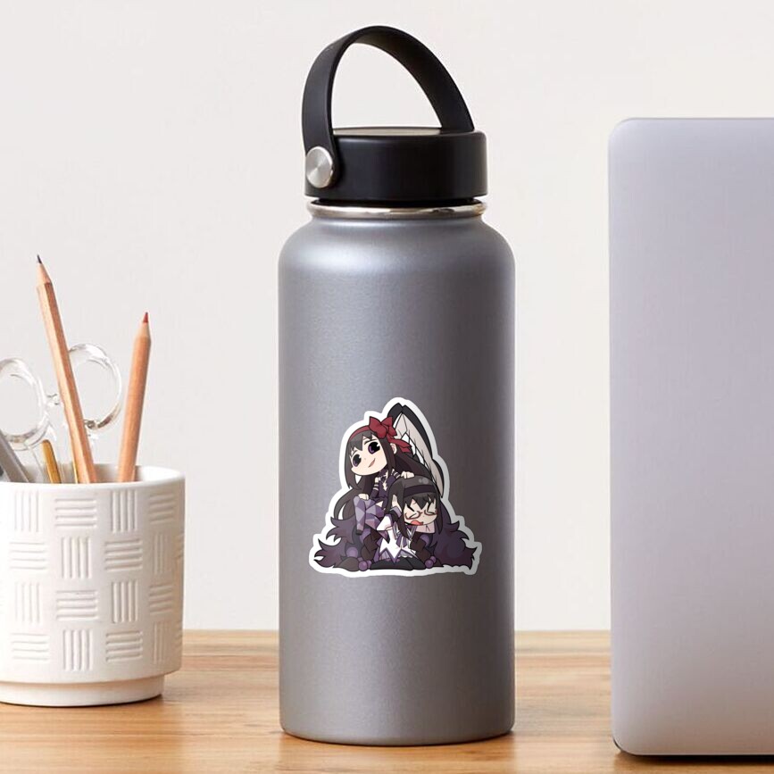 "Akuma Homura-chan + Homura Magia Seal Sticker" Sticker for Sale by ...