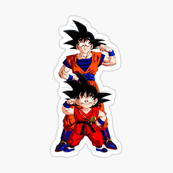 "SON GOKU DRAGON BALL Z Baby" Sticker by kidsweb | Redbubble