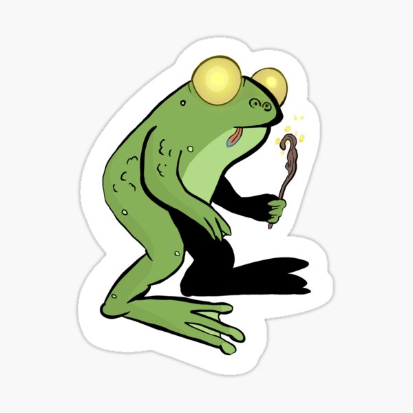 "Loveland Frogman - Cryptid Cafe " Sticker by B1GIronOnHisHip | Redbubble