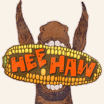 "Hee Haw" Sticker for Sale by ourkid | Redbubble