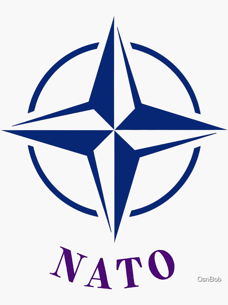 "Great dising , For who love "NATO" " Sticker by OsnBob | Redbubble