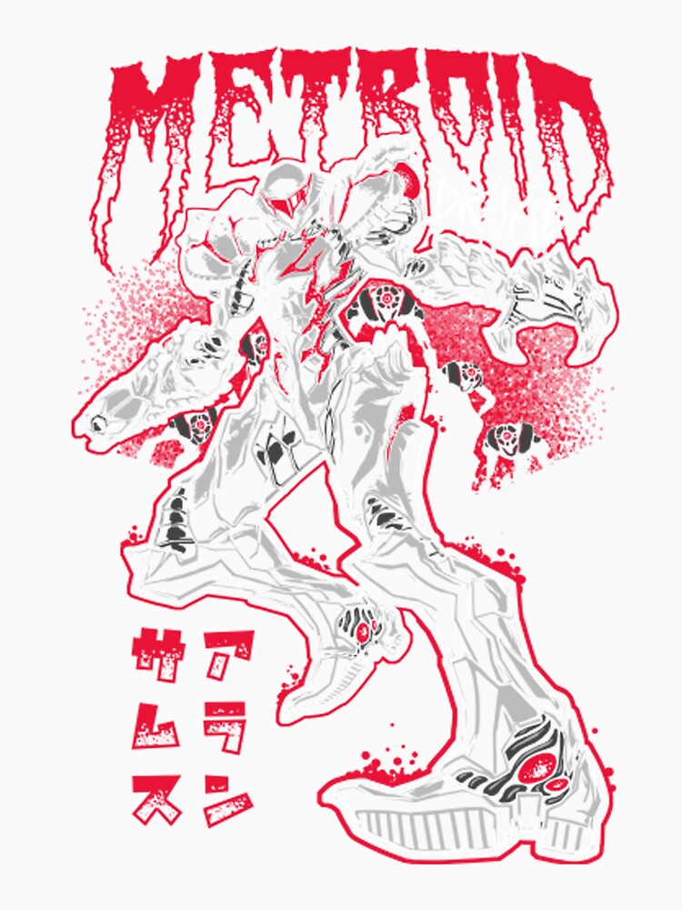 "Dread - White-Metroid" T-shirt for Sale by nijerzhou | Redbubble ...