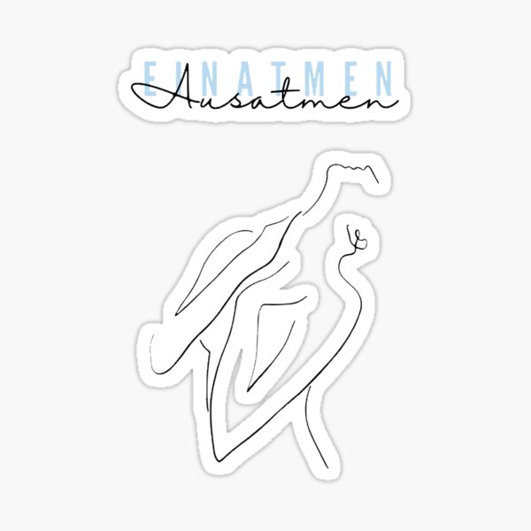 "breath , exhale , air , air , breathing" Sticker by Marmartina | Redbubble