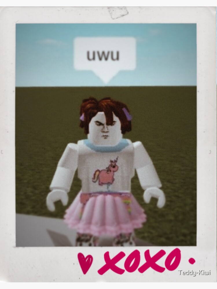 "uwu" Sticker by Teddy-Kiwi | Redbubble