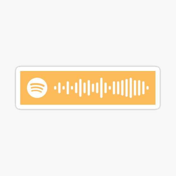 "Taylor Swift Taylor’s Version Spotify Code" Sticker by sarahswiftie ...