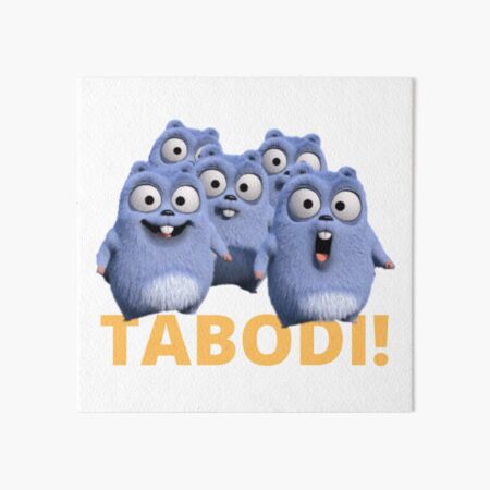 " Happy Lemmings Tabodi And Grizzy" Art Board Print by hinamox | Redbubble