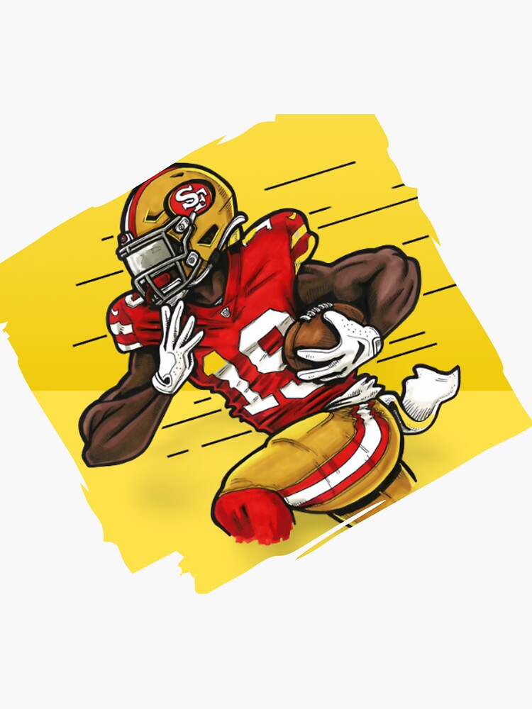 "Deebo Samuel" Sticker by luisfrans | Redbubble