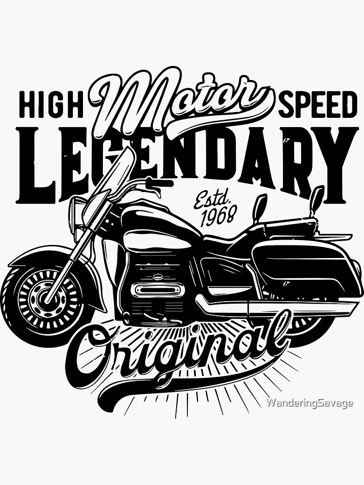 " Live fast ride free" Sticker by WanderingSavage | Redbubble