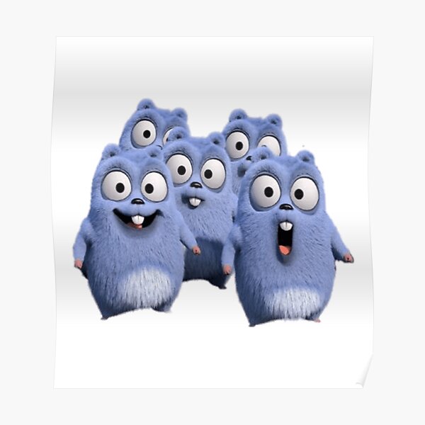 " Happy Lemmings Tabodi And Grizzy" Poster for Sale by hinamox | Redbubble