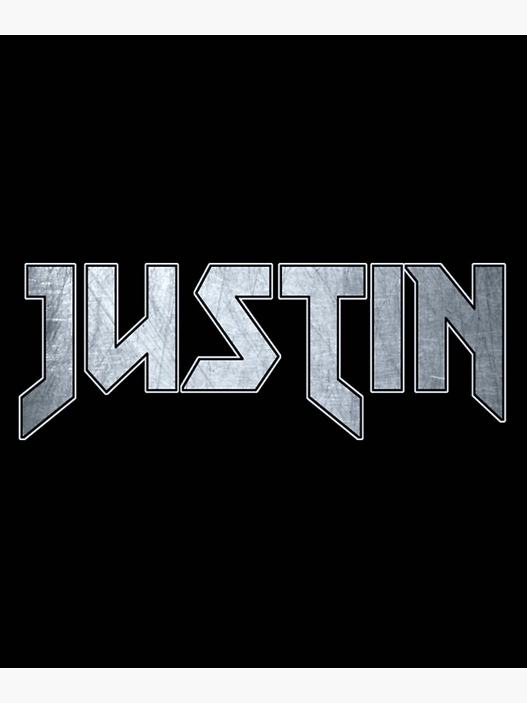 "Heavy metal Justin " Poster for Sale by YuiiCreativeUS | Redbubble