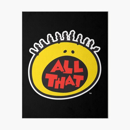 "Nick Rewind All That Logo" Art Board Print by SiennaLuci | Redbubble
