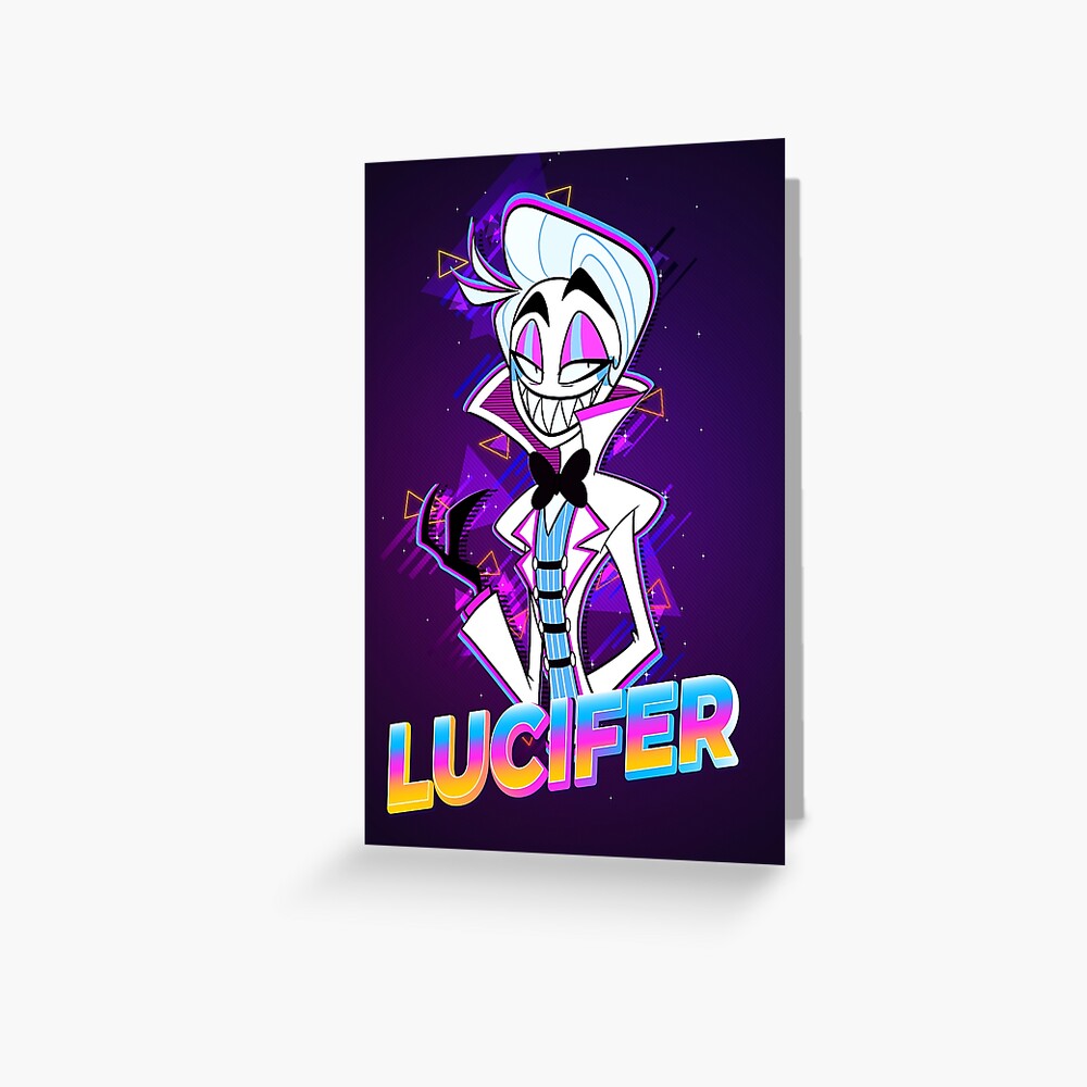 "Lucifer | Hazbin Hotel" Greeting Card by RealAnimeHD | Redbubble